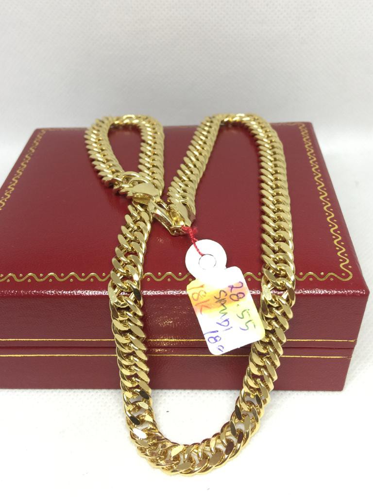 18K Saudi Gold Chain Japan Style 10 Cut VVSPL, Women's Fashion, Jewelry ...
