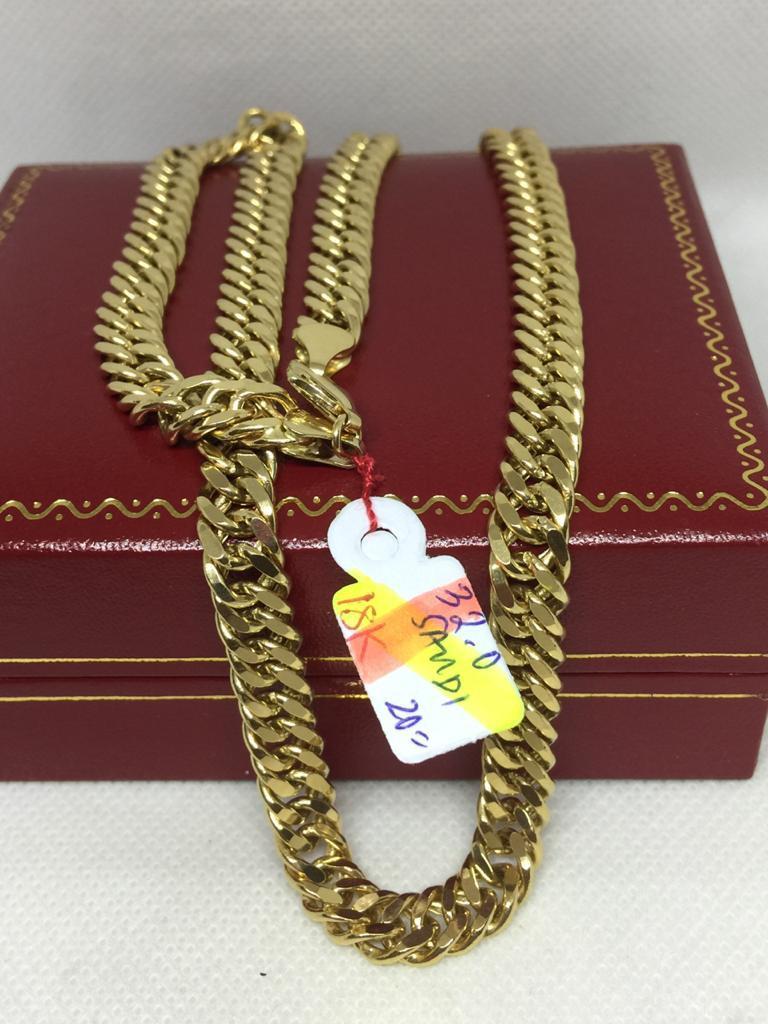 18K Saudi Gold Chain Japan Style 10 Cut VVSPL, Women's Fashion, Jewelry ...