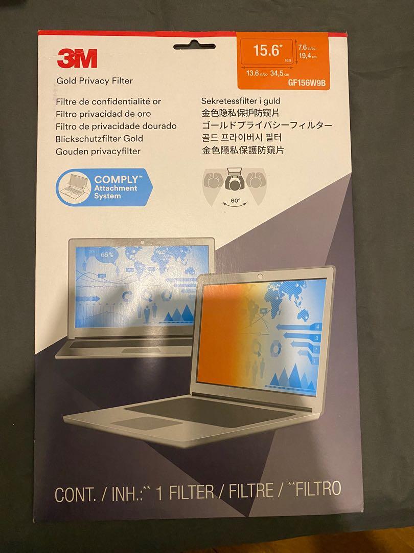 3M Gold Privacy Filter for 15.6’ widescreen laptop, Electronics ...
