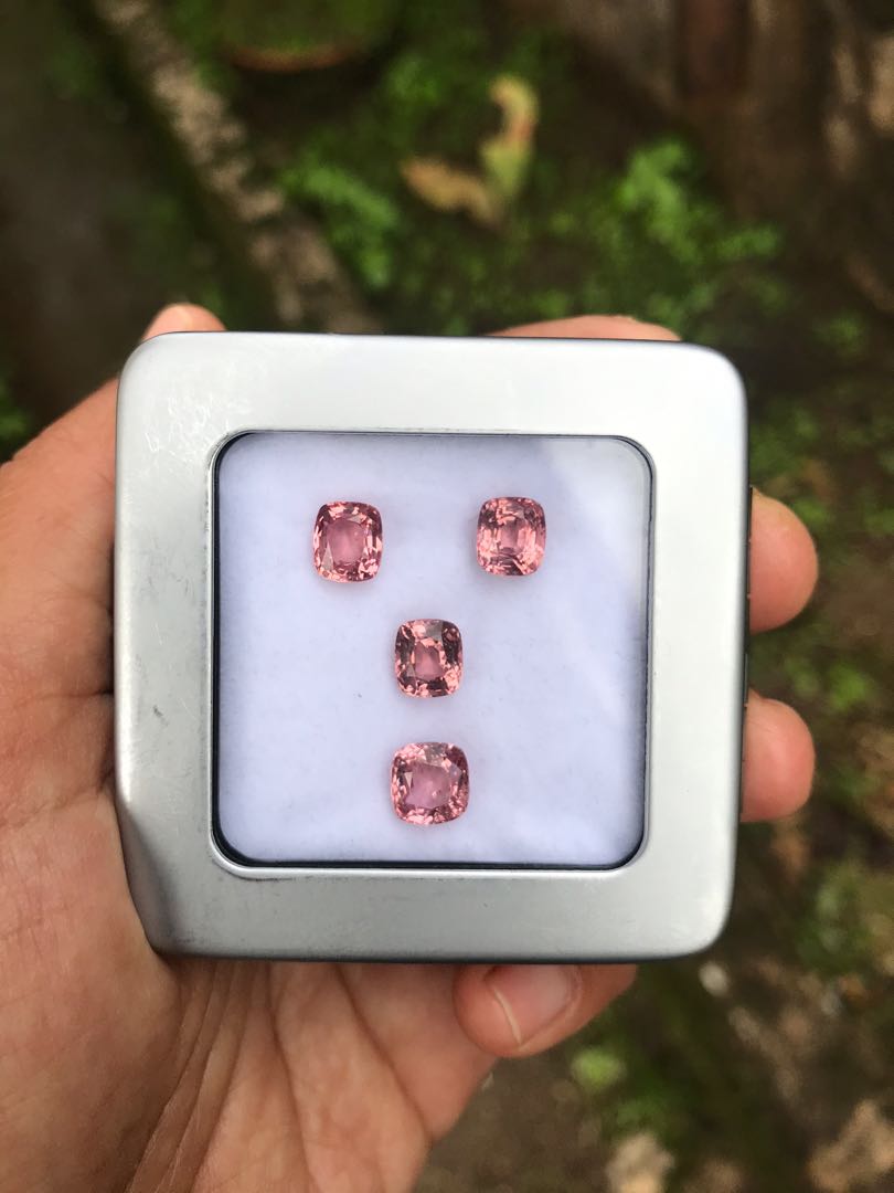 7.45 ct spinel set, Women's Fashion, Jewelry & Organisers, Precious ...