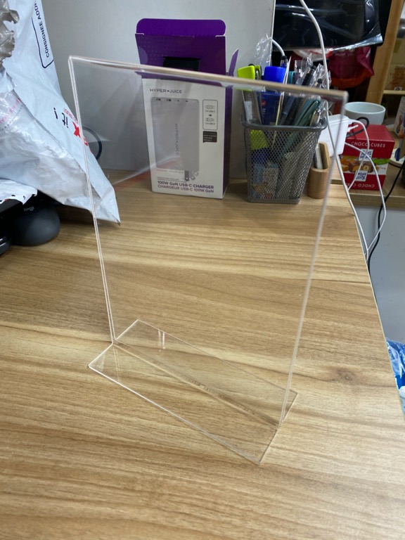 Acrylic Display Stand (A5), Furniture & Home Living, Furniture, Shelves ...