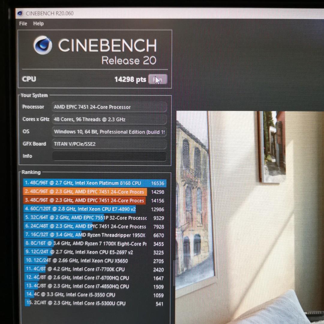 AMD EPYC Workstation, Dual EPYC 7451, 48 Cores 96 Threads, 512GB RAM ...