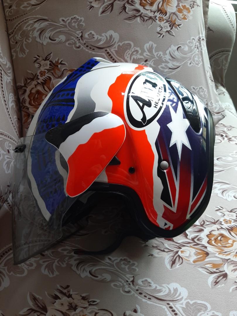 Arai Ram 4 mike "mick" doohan, Motorcycles, Motorcycle Apparel on Carousell