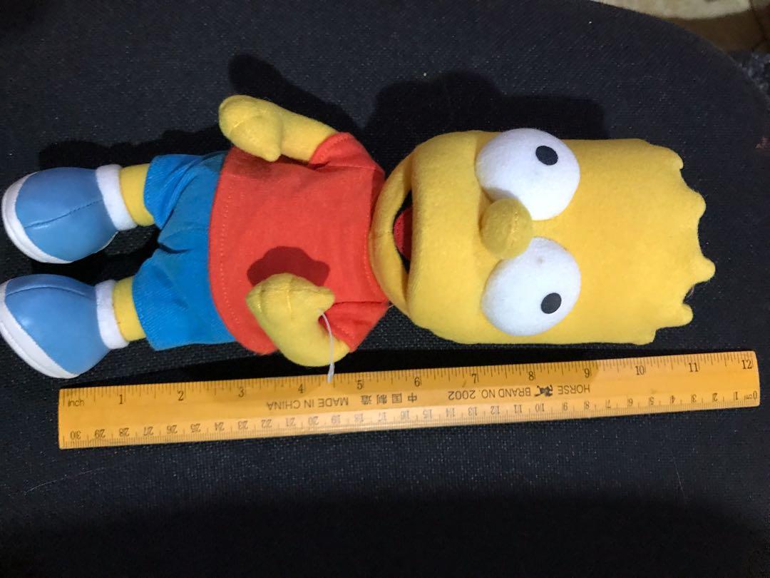 Authentic Bart Simpson stuff toy, Hobbies & Toys, Toys & Games on Carousell