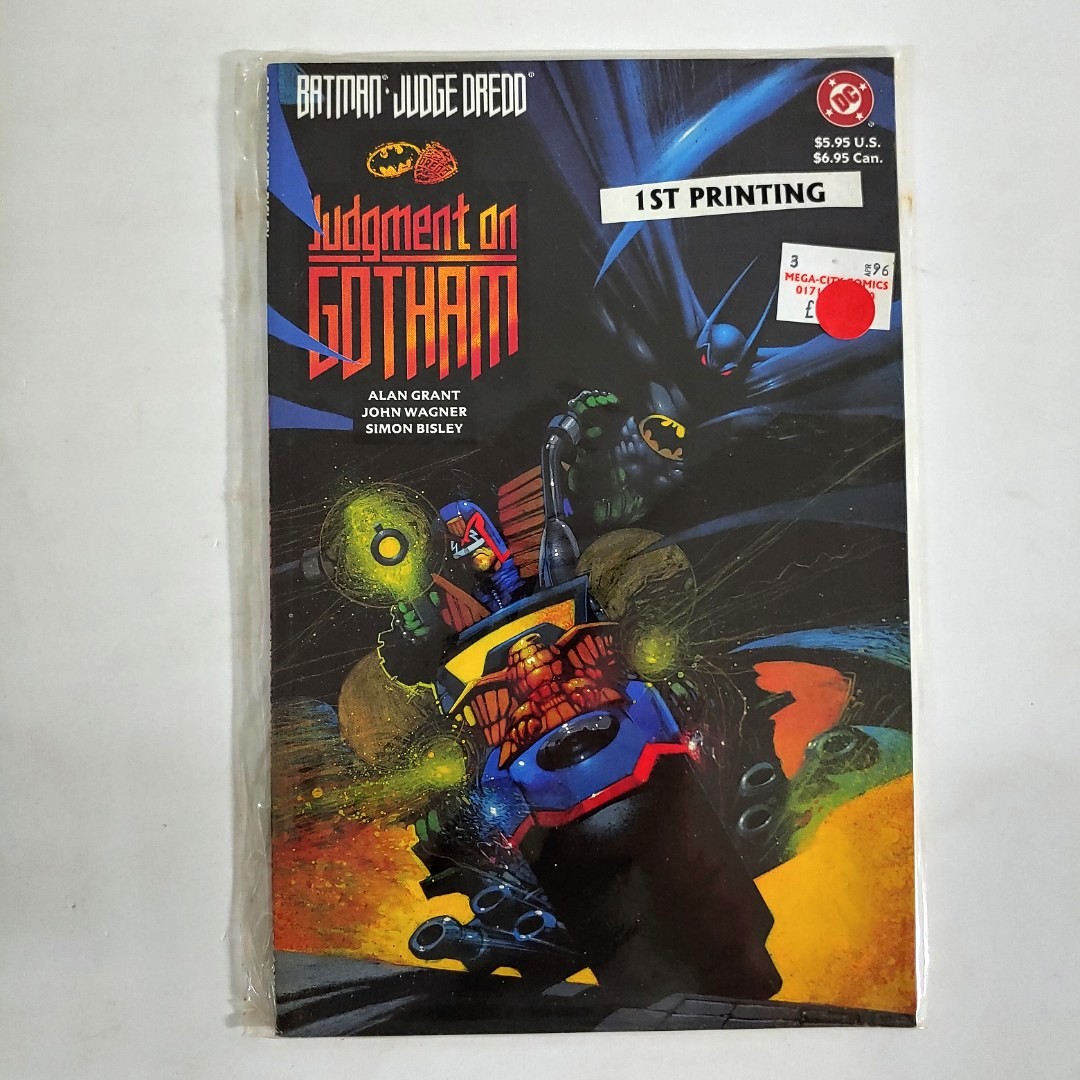 Batman Judge Dredd: Judgment on Gotham (1991) *** 1st print *** DC ...