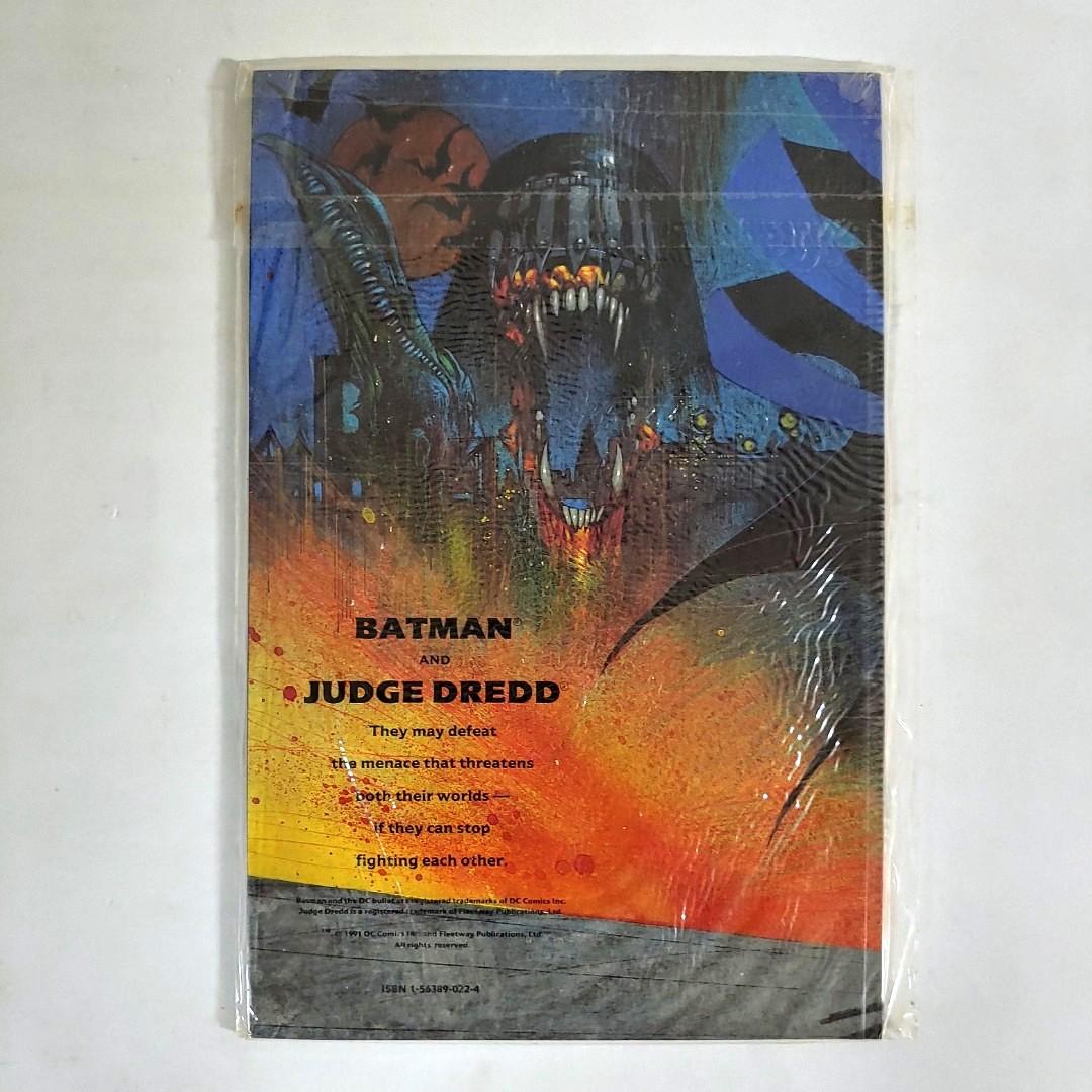 Batman Judge Dredd: Judgment on Gotham (1991) *** 1st print *** DC ...