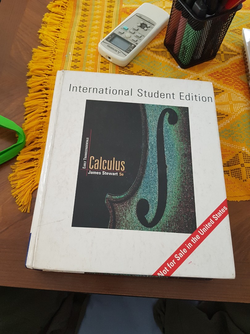 Calculus International students Edition by James Stewart *hard bound ...