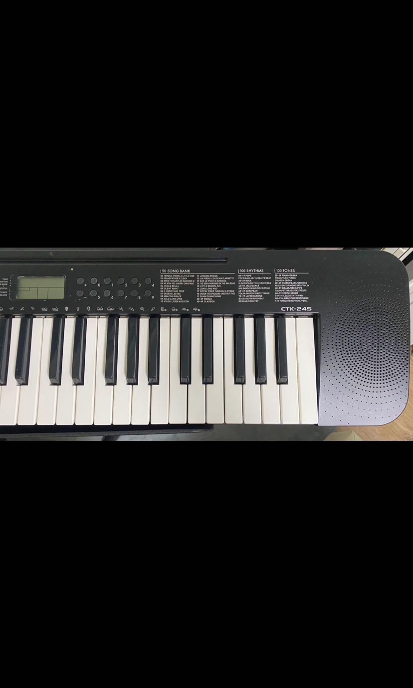 Casio Digital Keyboard Piano 49 Keys CTK-245, Music & Media, Music ...