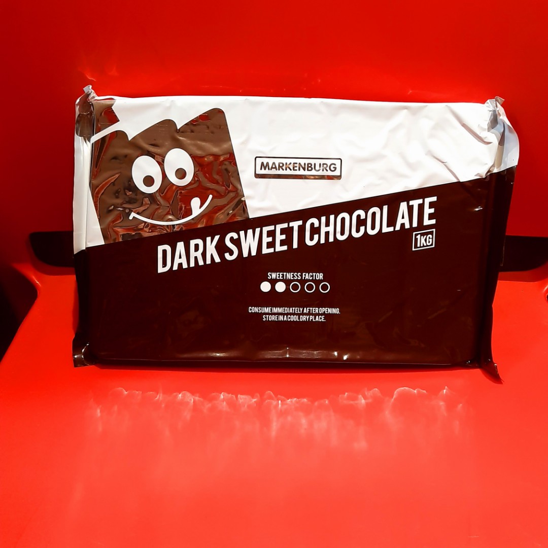 Chocolate Block 1kg Markenburg Dark Chocolate, Food & Drinks, Homemade ...