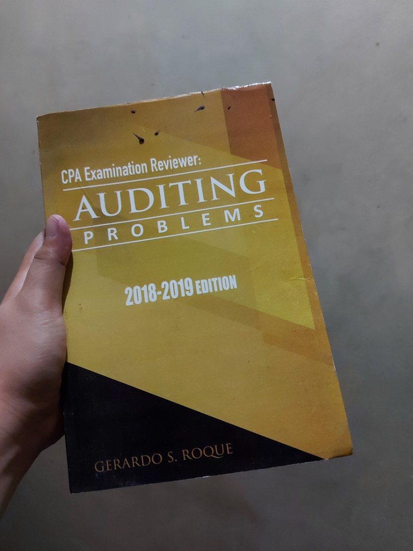 CPA Reviewer - Auditing Problems 2018-2019 Ed by Gerardo Roque, Hobbies ...