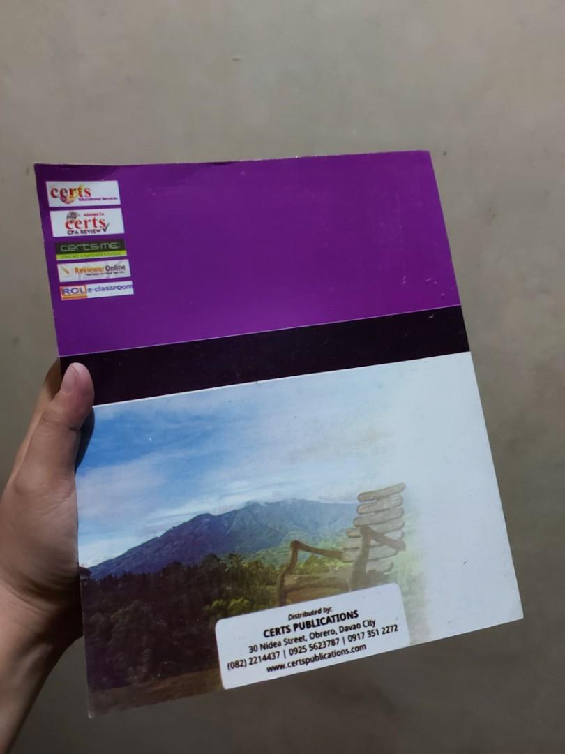 CPA Reviewer - Management Services 2014 Ed by Franklin Agamata, Hobbies ...