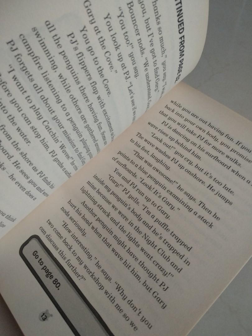 Disney Club Penguin Pick your Path Book (The Great Puffle Switch ...