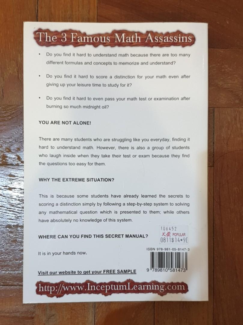 Distinction Guide Mathematics Secondary 2 Express (Inceptum), Hobbies ...