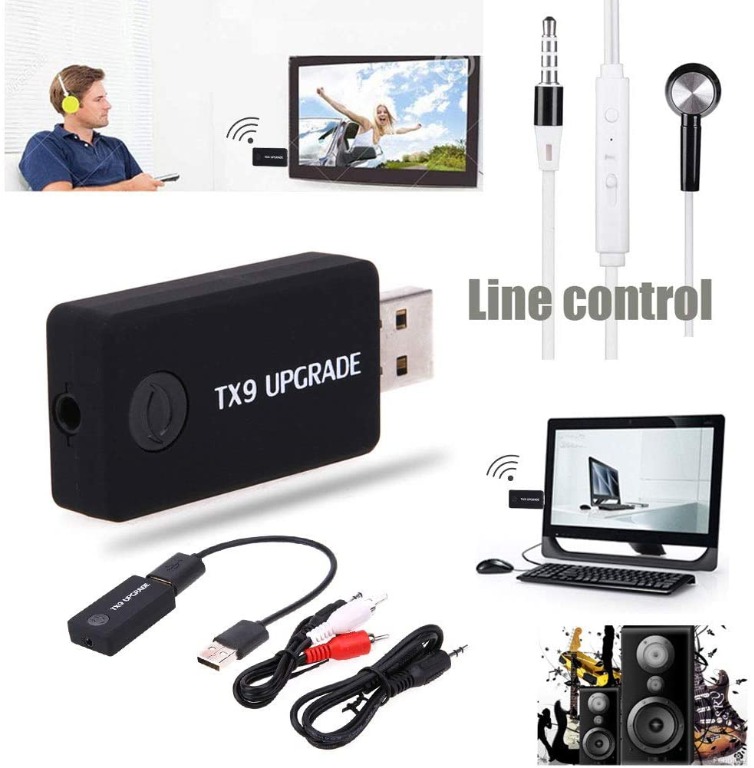 E327 [Upgrade Version] Bluetooth Transmitter, Audio, Headphones ...