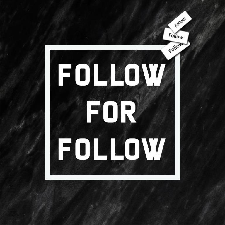 •Follow For Follow•, Everything Else on Carousell