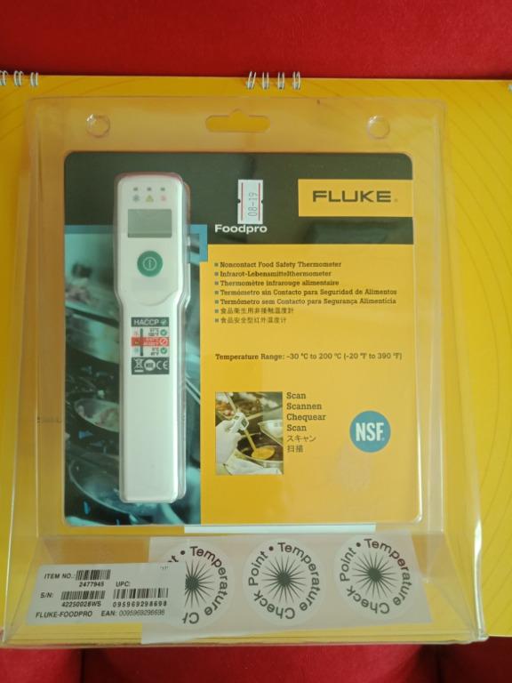 Food Thermometer, Infrared Thermometer, FLUKE FoodPro, HACCP, NSF, Food ...
