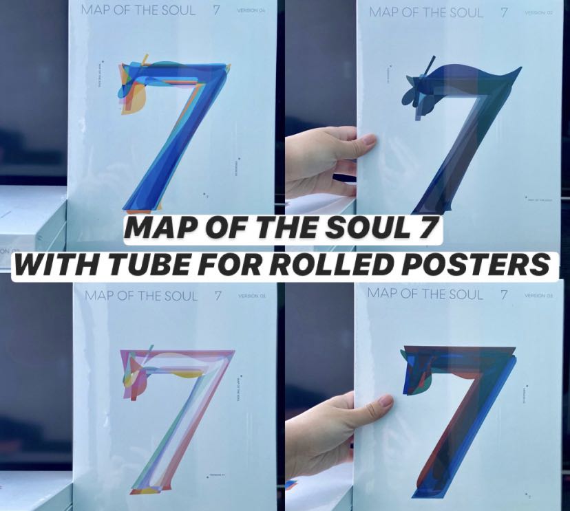 Map of the Soul: 7 [ROLLED POSTERS], Hobbies & Toys, Memorabilia ...