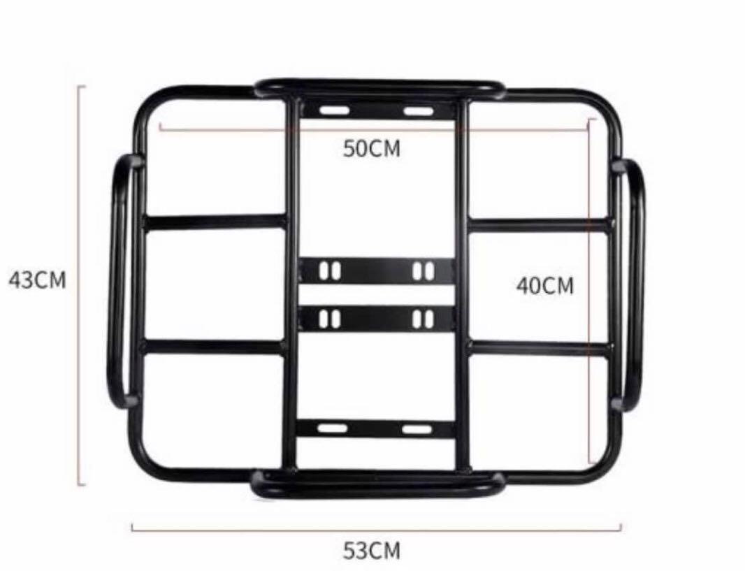 Metal Rack for Thermal Bag Food Delivery Motorcycle Motorbike Bicycle E ...