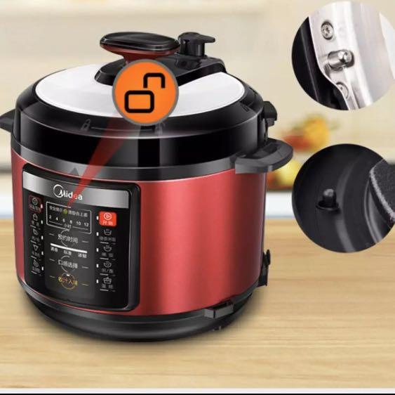 Midea Pressure Cooker Multi Cooking Function Dual Pot, TV & Home ...