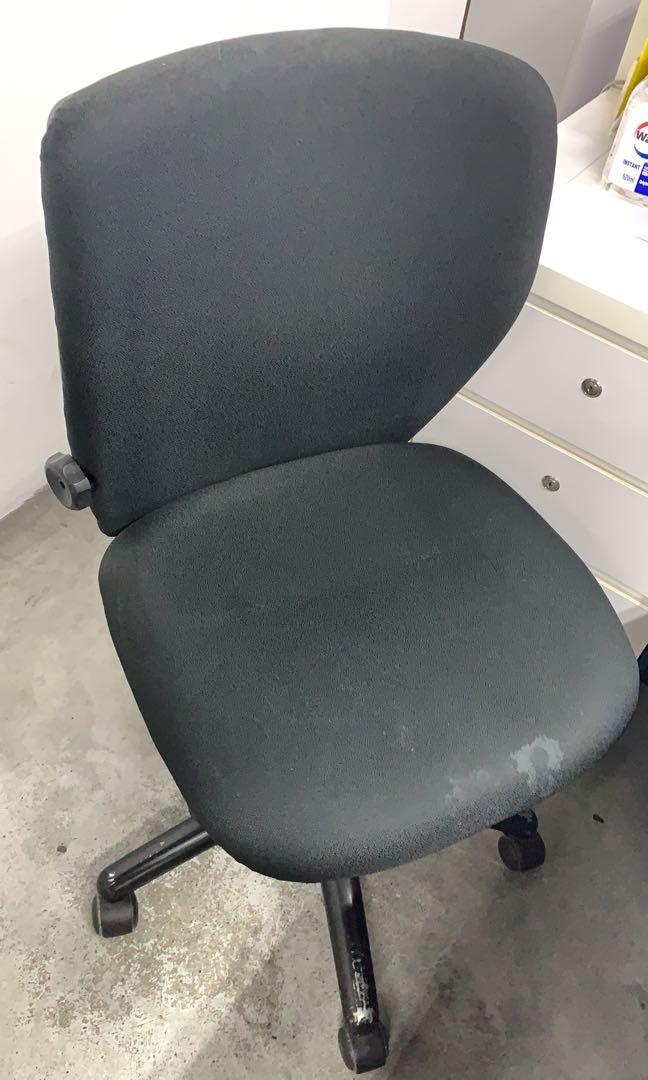 Office Chair (black without handle), Furniture, Tables & Chairs on ...