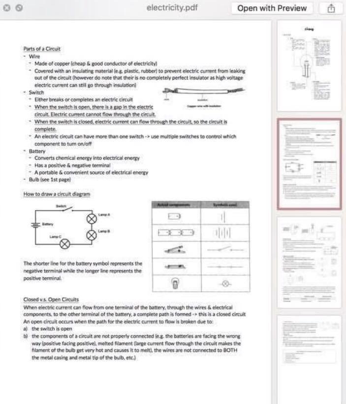 PSLE SCIENCE NOTES, Everything Else on Carousell