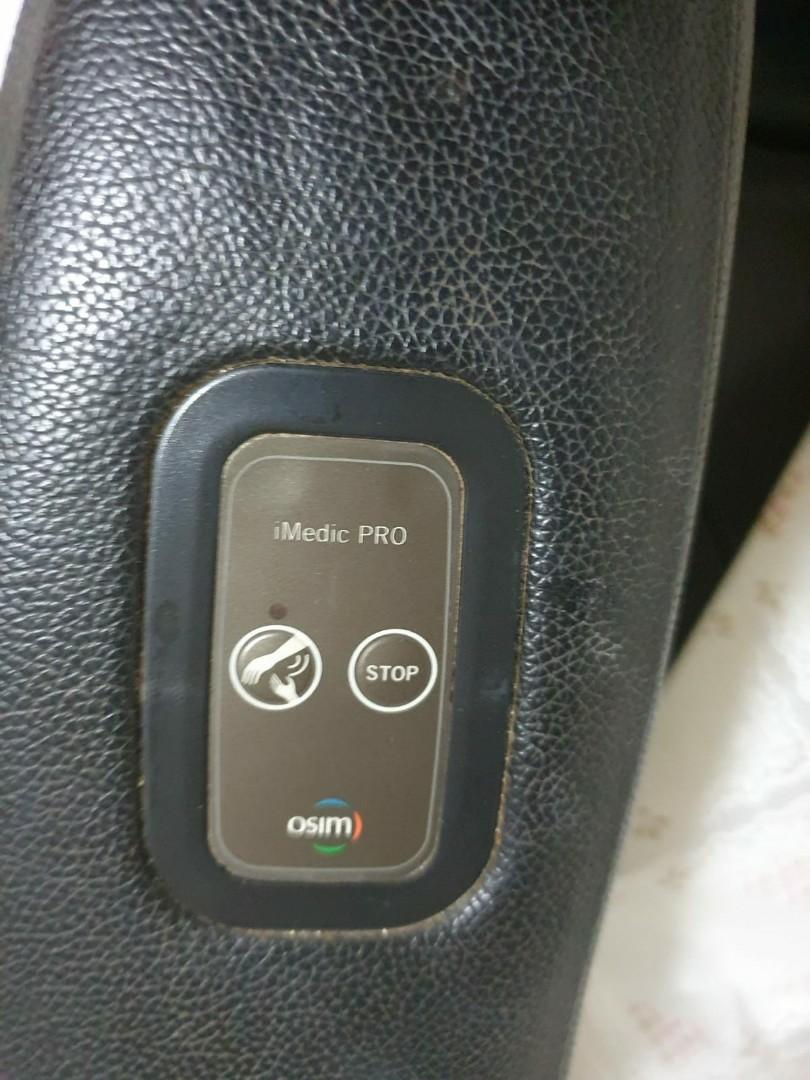 OSIM MASSAGE CHAIR OS-7803 iMEDIC PRO, Furniture & Home Living ...