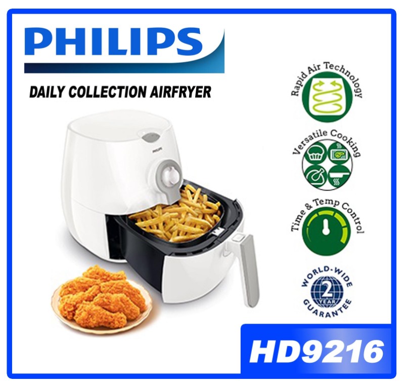 PHILIPS HD9216 Daily Collection Airfryer, TV & Home Appliances, Kitchen ...