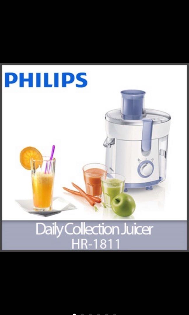 Philips HR-1811 / Daily Collection Juicer / 500ml Juice Jug, TV & Home ...