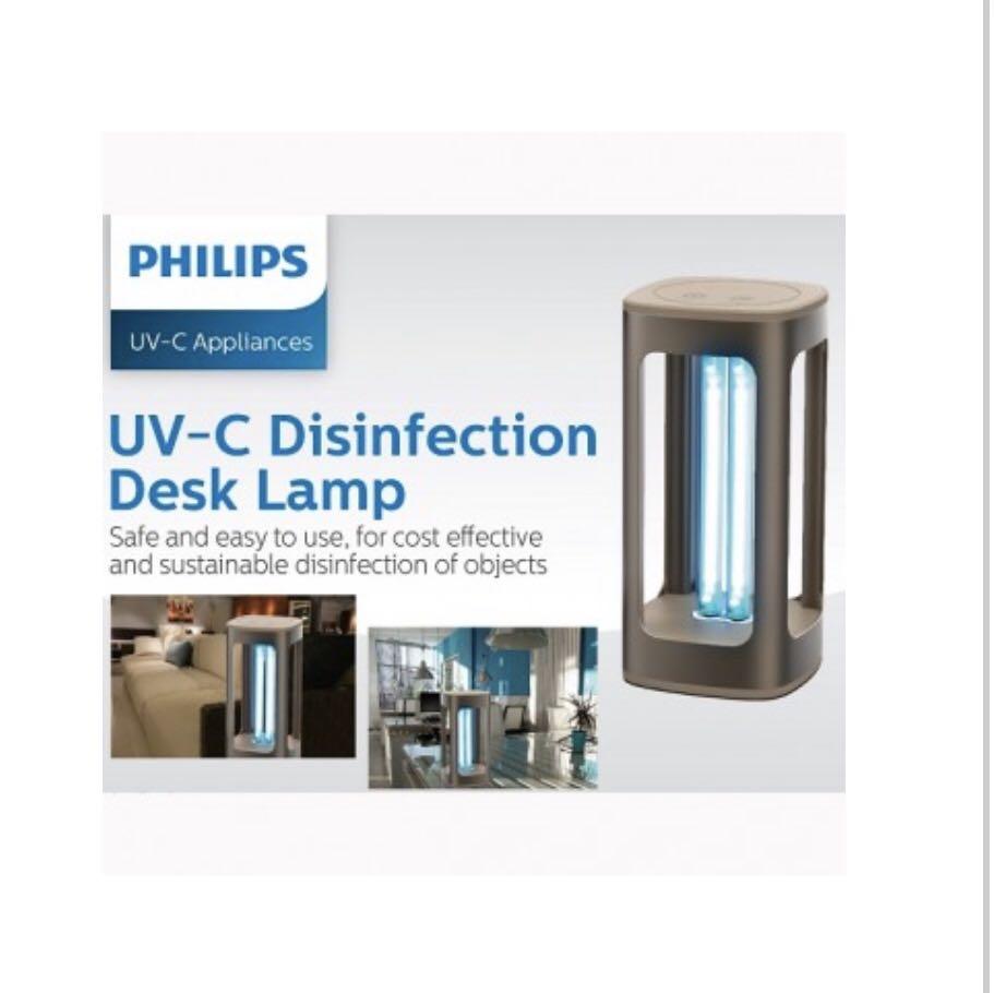 PHILIPS UVC DESKLAMP, Furniture & Home Living, Lighting & Fans ...