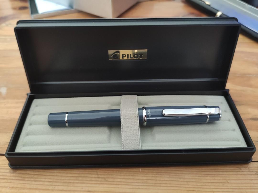 Pilot Prera Slate Grey Fine Nib Fountain Pen, Hobbies & Toys ...