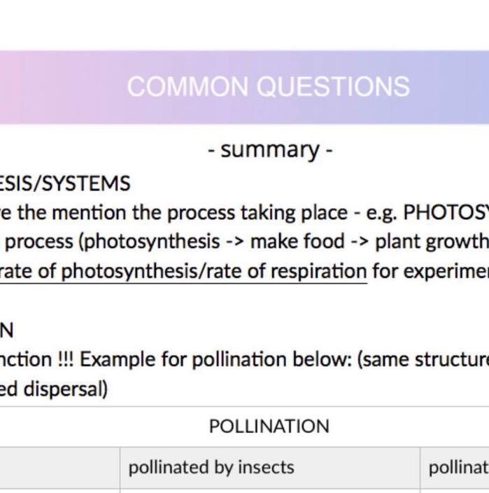 [POPULAR DEMAND] PSLE Science Common Questions + Answers (revision ...