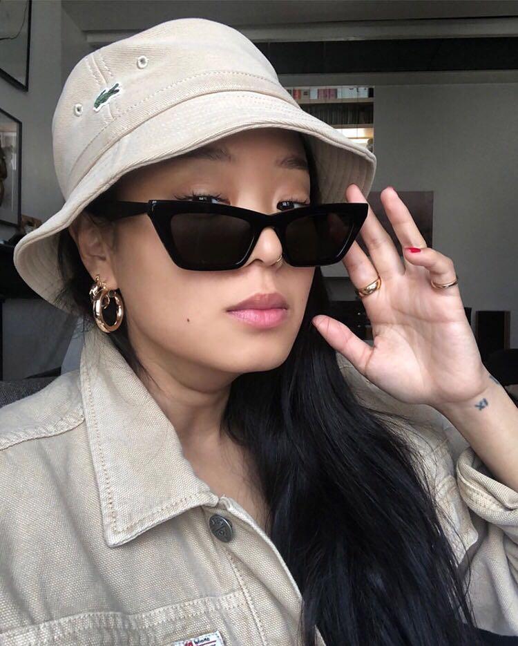 Preorder Jennie Basic Angular Thick Frame Rectangular Cat Eye