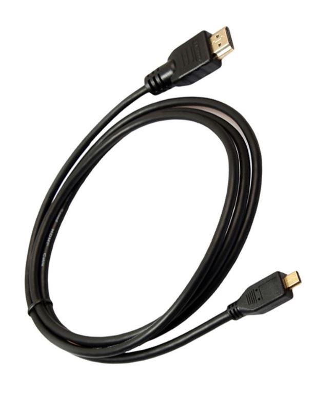 Raspberry Pi 4 Male Micro HDMI to HDMI HD Cable Adapter 1.5 Meter ...