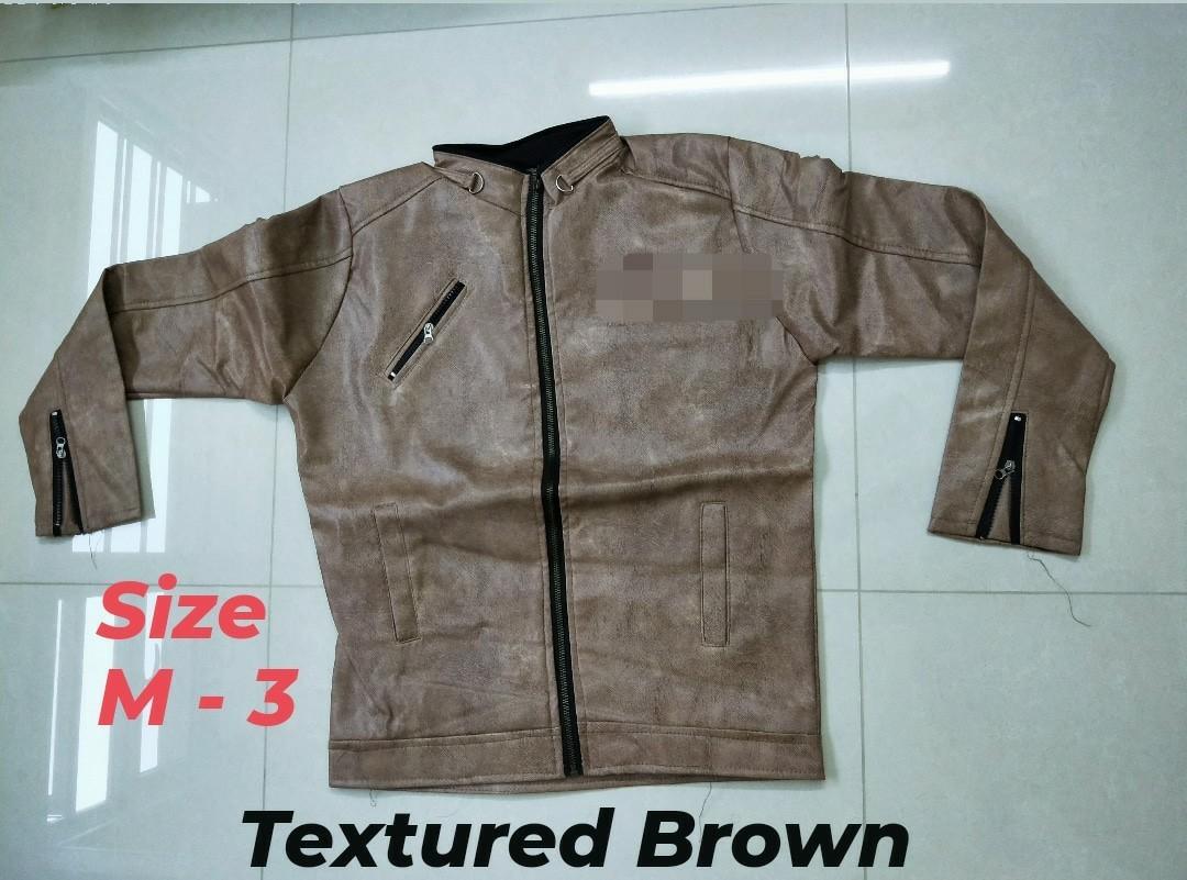 Rexine material Jacket, Men's Fashion, Clothes, Others on Carousell