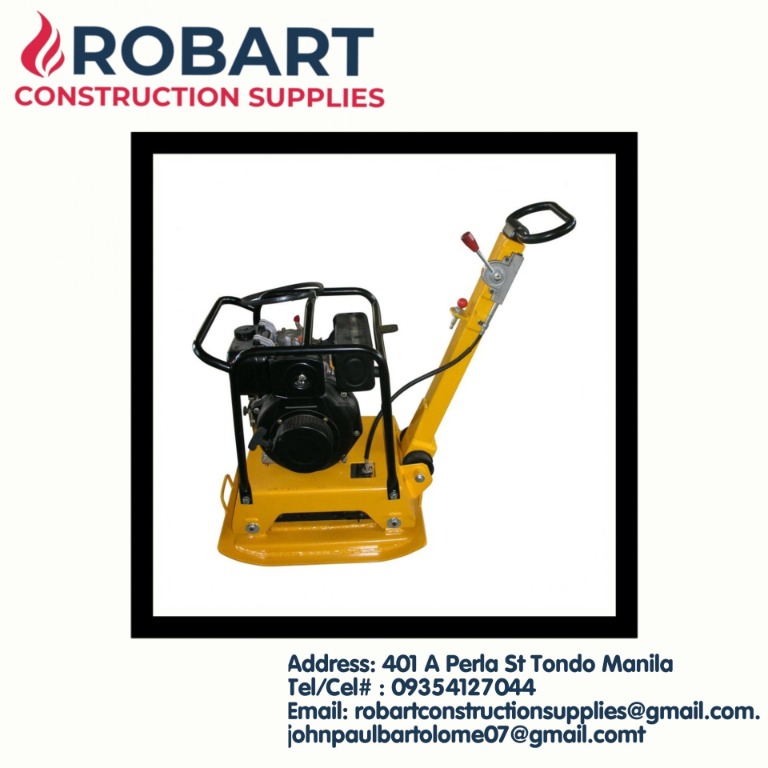 Robin Plate Compactor, Commercial & Industrial, Construction Tools ...