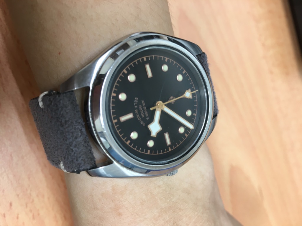 Seiko mod Tudor black bay, Luxury, Watches on Carousell