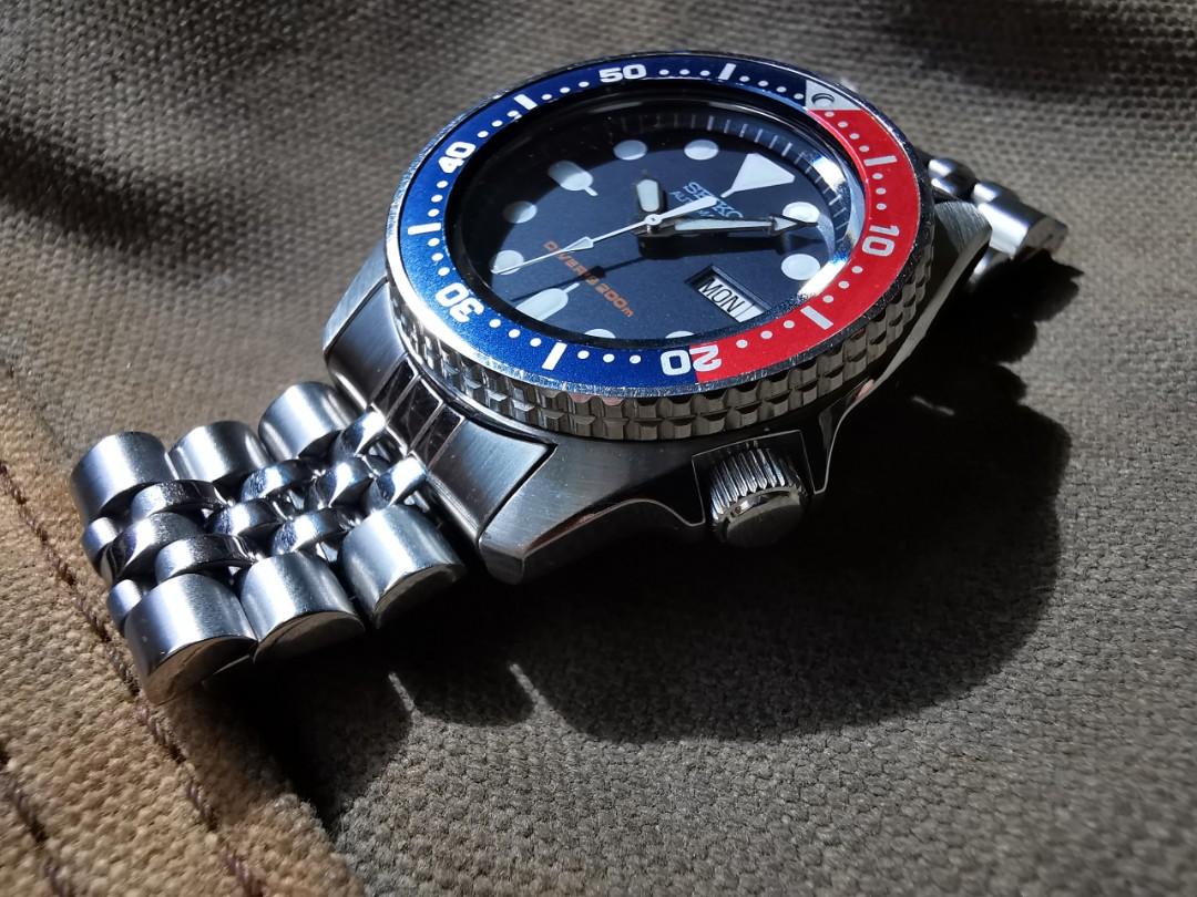 Seiko SKX015 Diver Watch, Men's Fashion, Watches & Accessories, Watches ...