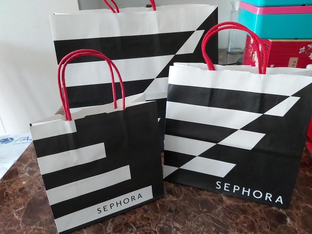 Sephora paper bags, Books & Stationery, Stationery on Carousell