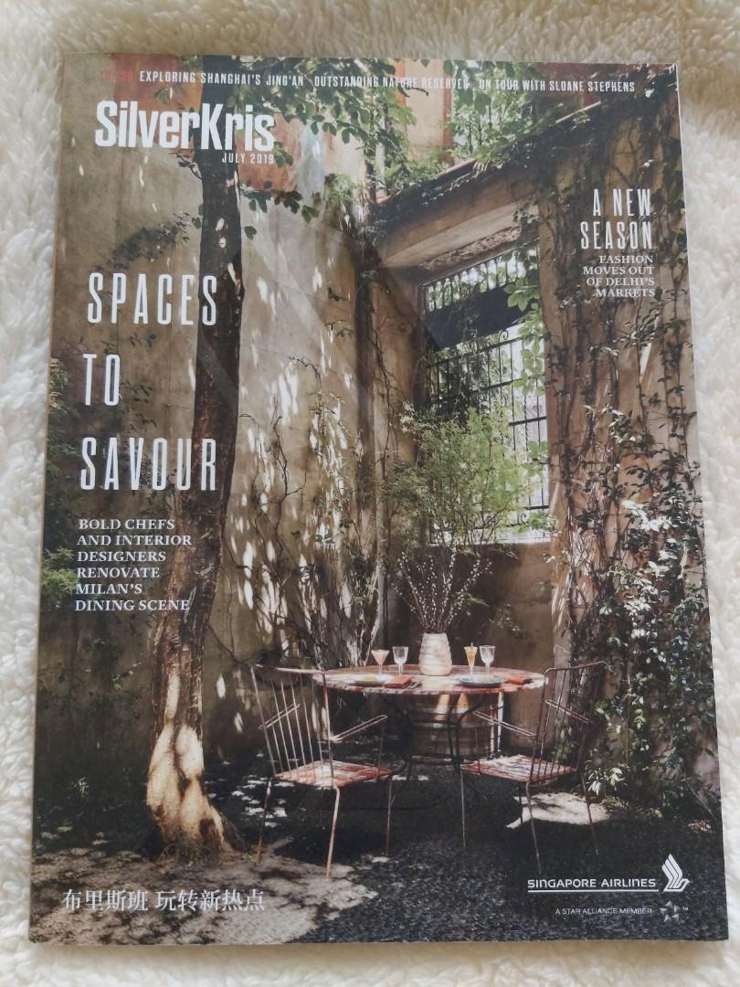 Singapore Airlines Silverkris Magazine, Hobbies & Toys, Books ...