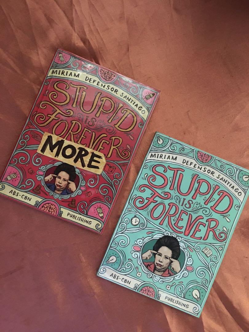 STUPID IS FOREVER AND STUPID IS FOREVER MORE (SOLD AS SET), Hobbies ...