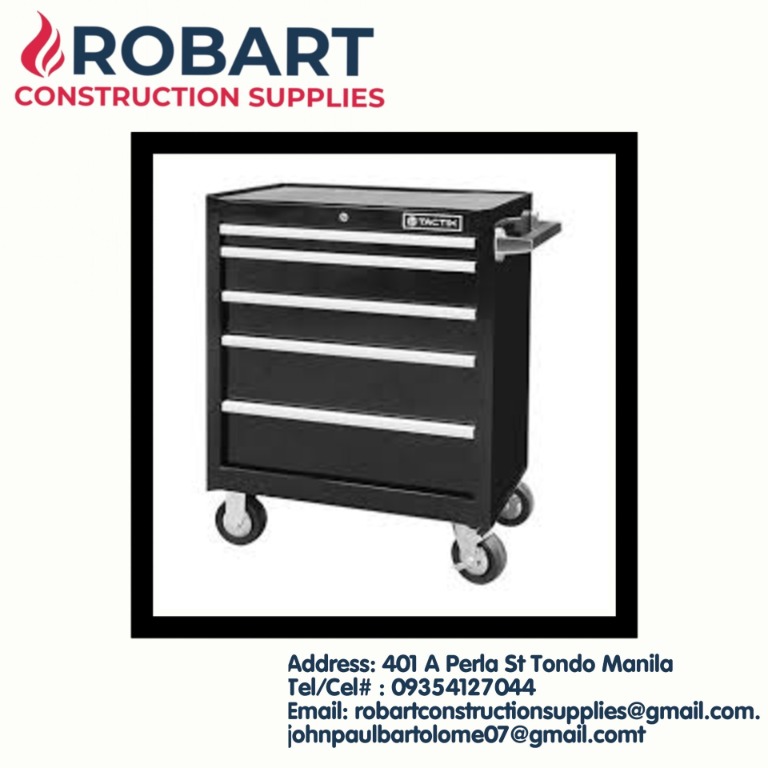 Tactix Tool Cabinet 5 Drawer, Commercial & Industrial, Construction ...