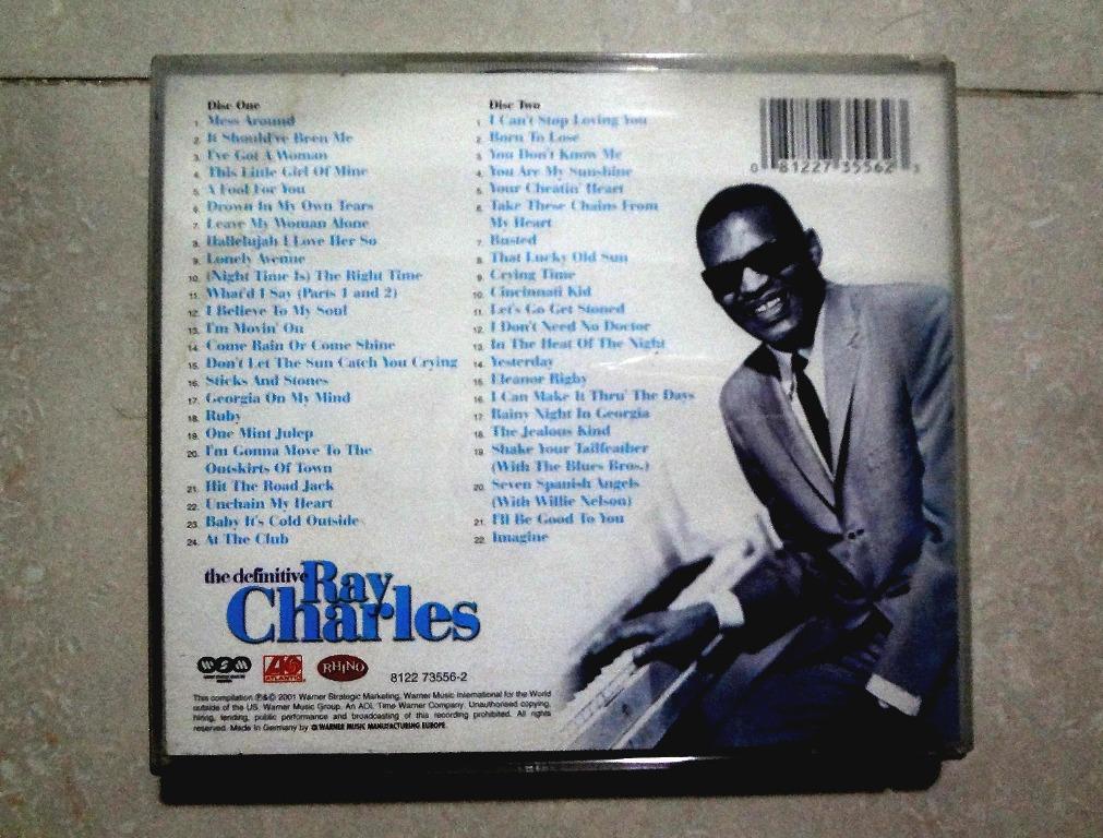 The Definitive Ray Charles 2 CD, Music & Media, CDs, DVDs & Other Media ...