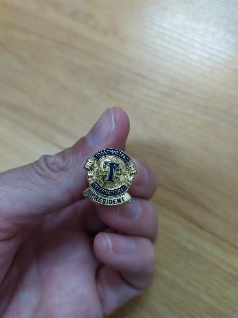 Vintage Toastmasters International President Pin, Hobbies & Toys ...