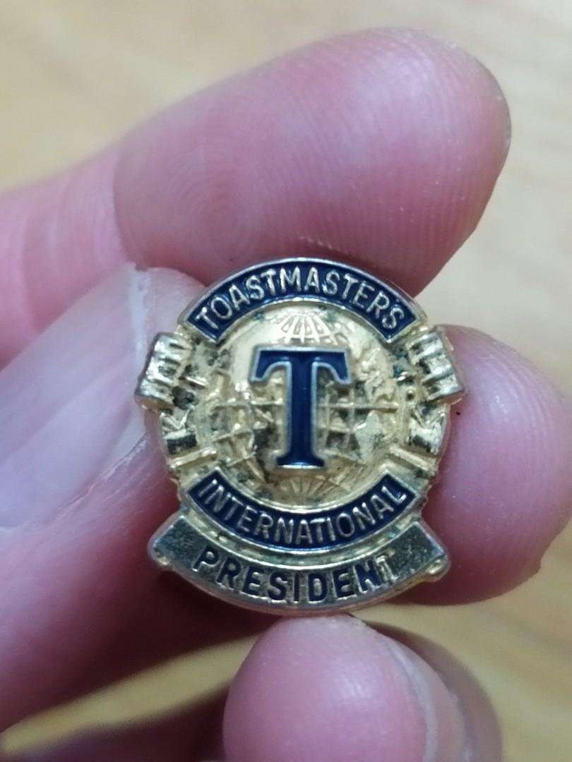 Vintage Toastmasters International President Pin, Hobbies & Toys ...