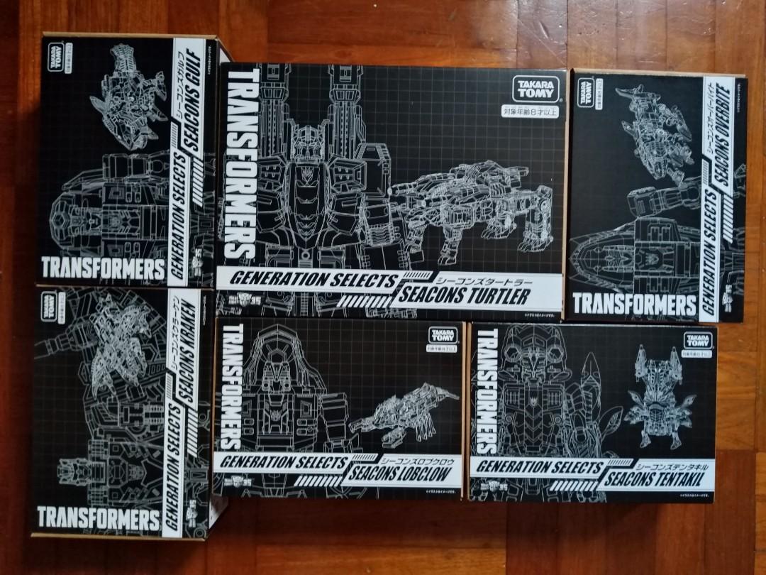 Transformers Generations Selects Seacons/King Poseidon Set of 6 ...