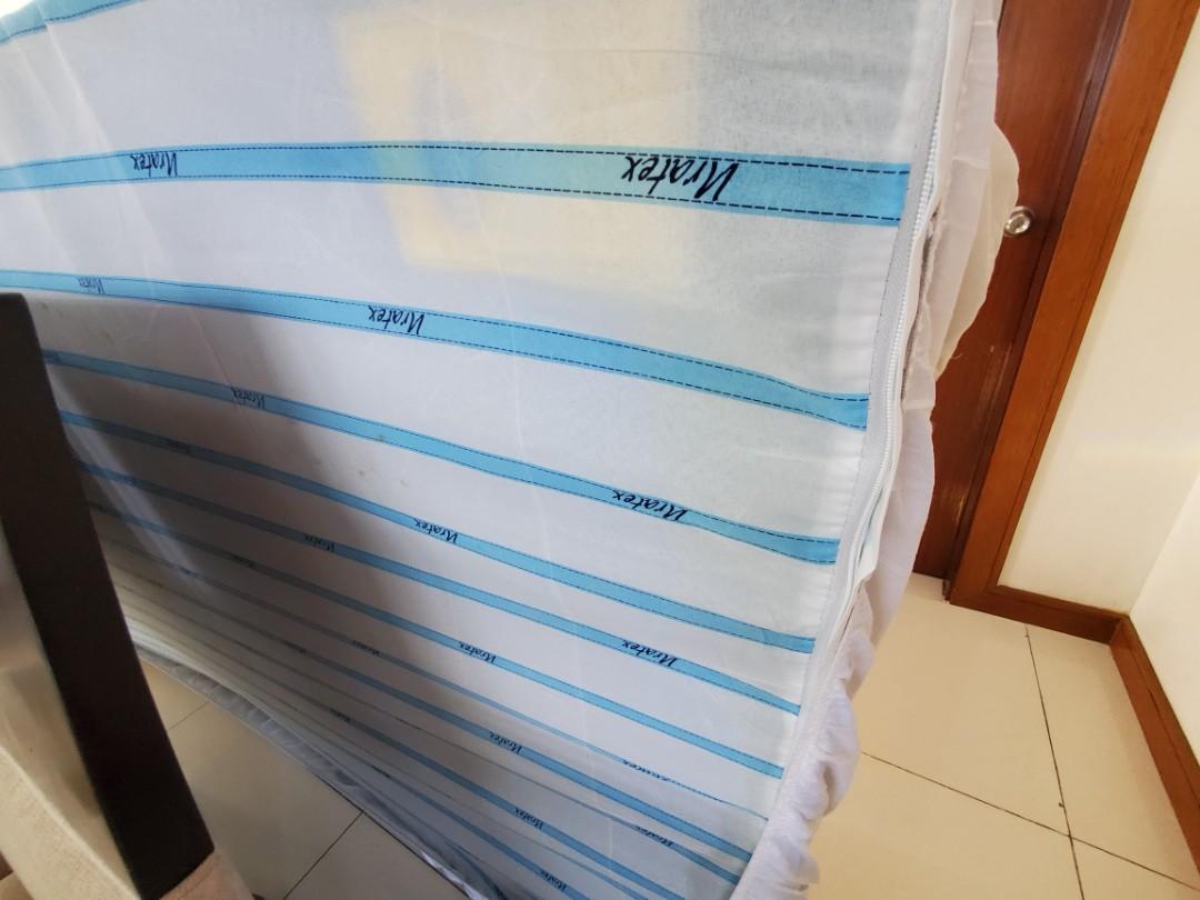 Uratex Bed with Mandaue bed topper, Furniture & Home Living, Furniture ...