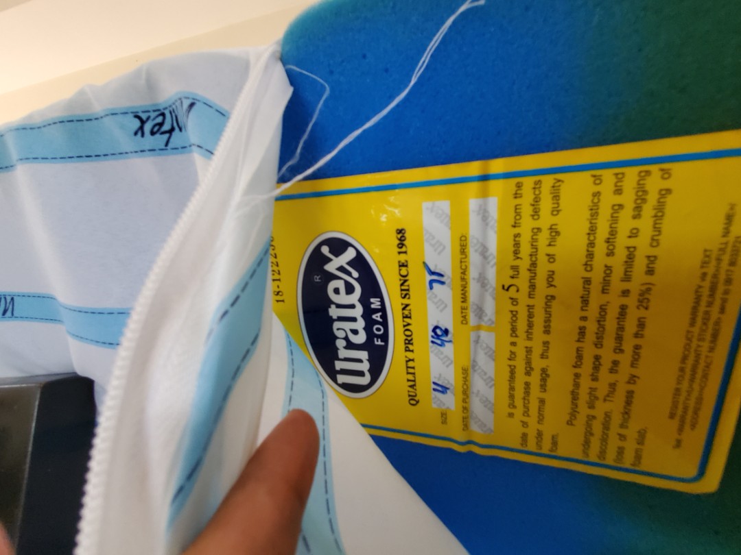 Uratex Bed with Mandaue bed topper, Furniture & Home Living, Furniture ...