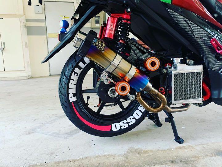 Yamaha aerox Tyre bomb / tyre lettering / tyre tag / tire lettering ...