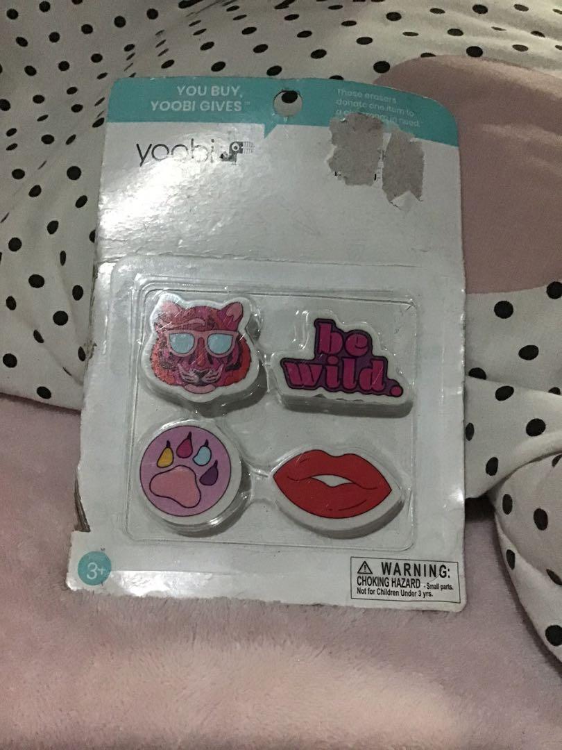 Yoobi erasers, Hobbies & Toys, Stationary & Craft, Craft Supplies ...