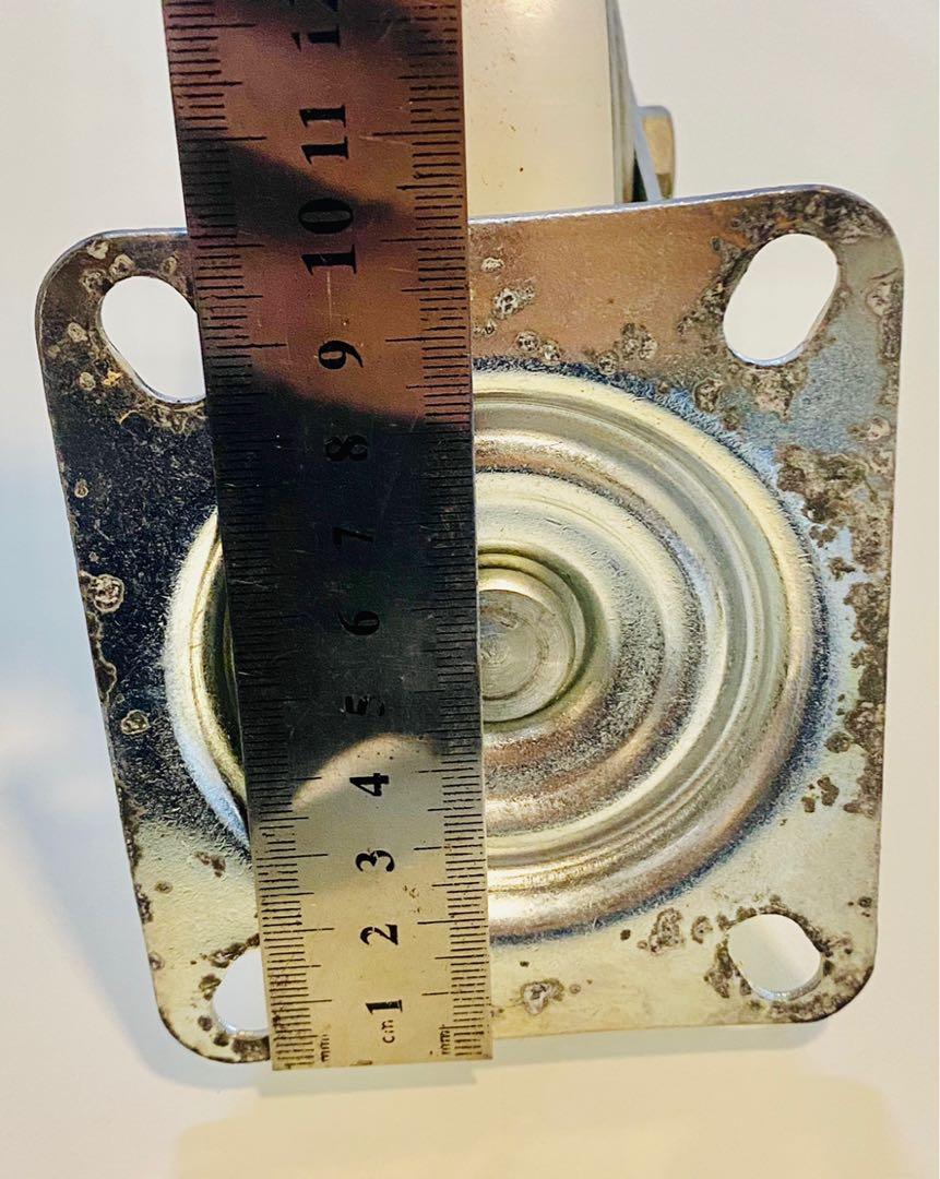 10cm Nylon Caster Roller Wheels x 4 ( All are Swivel Castor) 360 ...